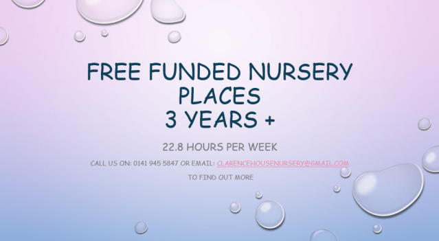 Funded Nursery Places Available | Clarence House Nursery