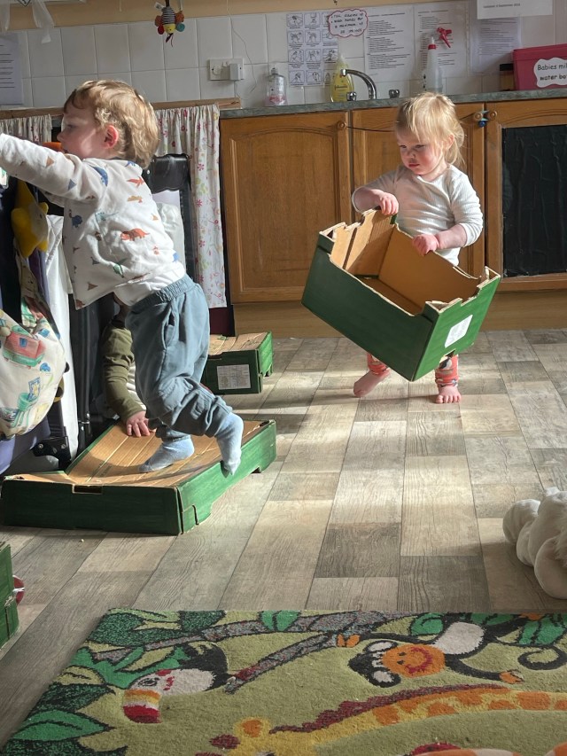 Stepping Stones and Bouncy Boxes | Clarence House Nursery